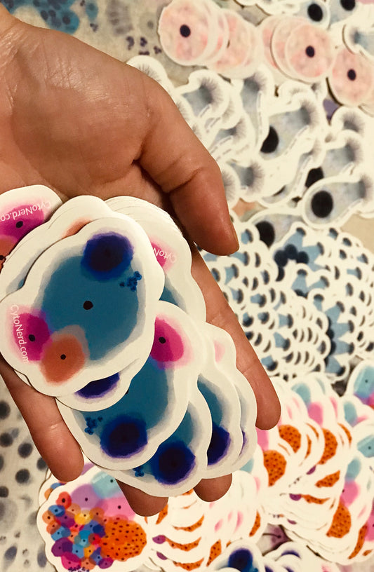 Cytology posters, pathology study guides, cytology stickers arts